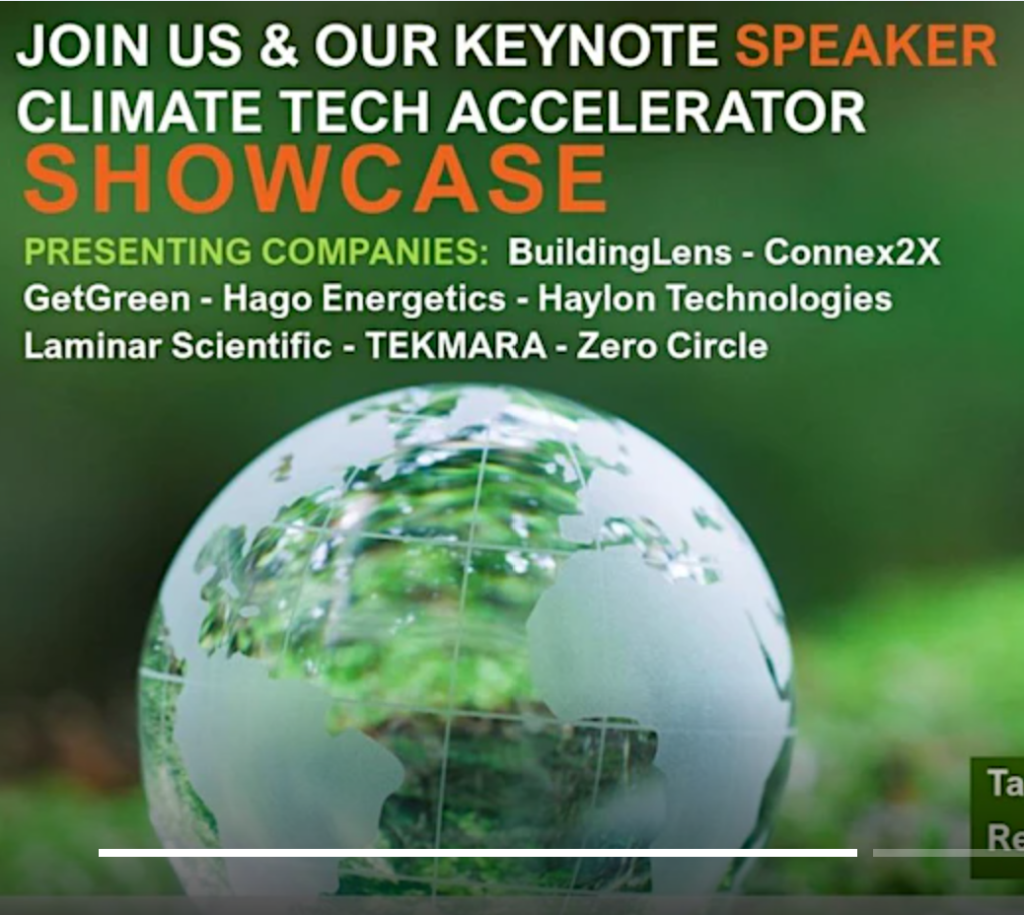 Tampa Bay Innovation Center presents Climate Tech Accelerator Showcase ...